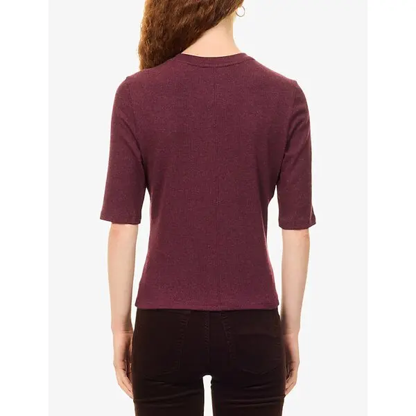 FRAME The Rib Crew Modal-jersey T-shirt