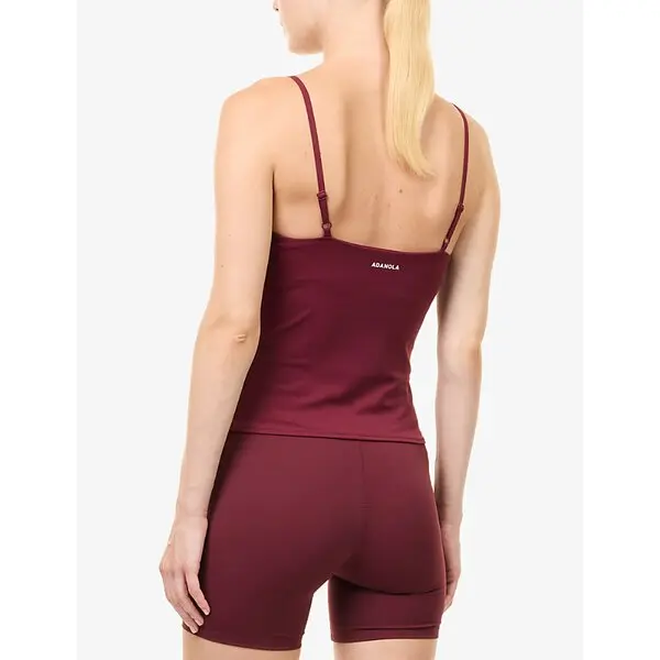 ADANOLA Logo-print Stretch-jersey Tank Top