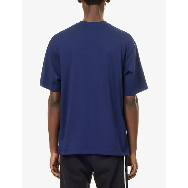 A BATHING APE X Disney Donald Duck College Cotton T-shirt - Navy