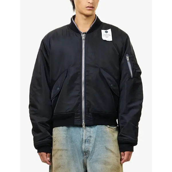 Acne Studios Orby Logo-tag Woven Bomber Jacket