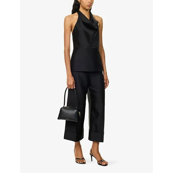 Camilla And Marc Sona Halterneck Wool-and-silk Top