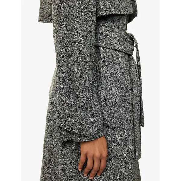 Camilla And Marc Cinder Belted Wool-blend Coat