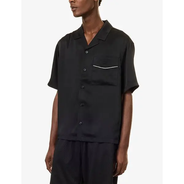1886 Hawaii Short-sleeve Satin Shirt