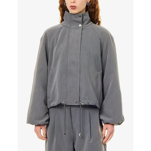 Rails Blake Funnel-neck Woven Jacket