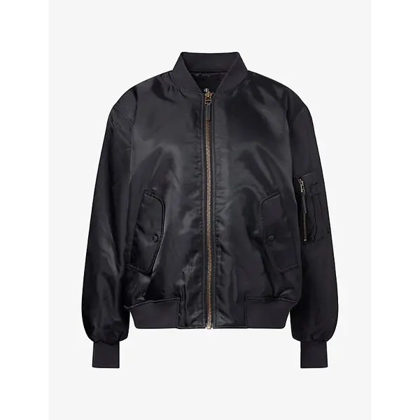 ANINE BING Leon Woven Bomber Jacket