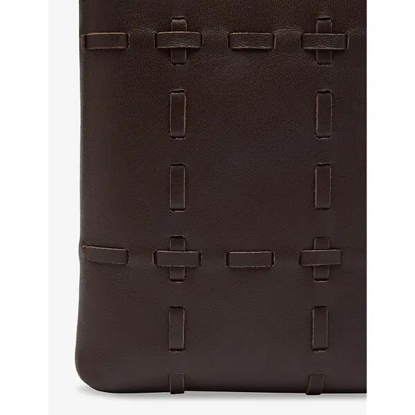 Whistles Whipstitch Leather Phone Bag