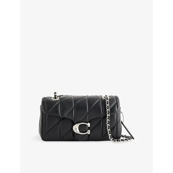 COACH Tabby 20 Quilted Leather Shoulder Bag - Black