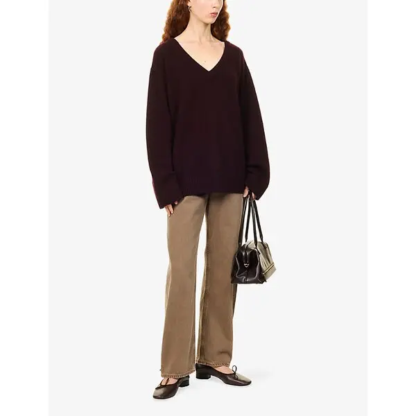 FRAME The Everyday V-neck Cashmere Jumper