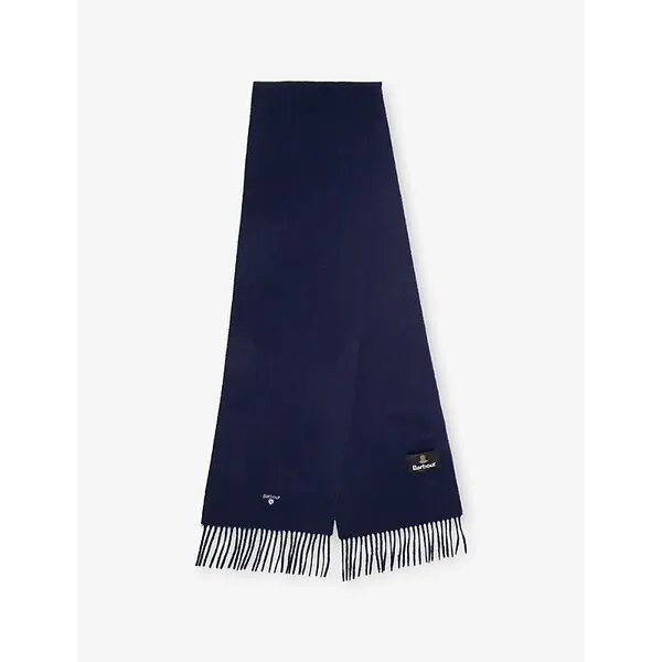 Barbour Brand-patch Wool Scarf