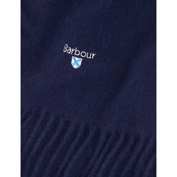 Barbour Brand-patch Wool Scarf