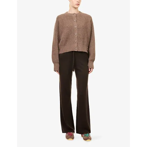 ADANOLA Straight-leg Knitted Trousers