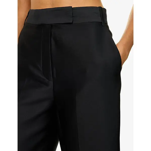 Camilla And Marc Sona Cropped Wool-and-silk Trousers