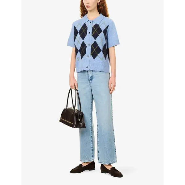 Rails Kelly Short-sleeve Alpaca-blend Cardigan