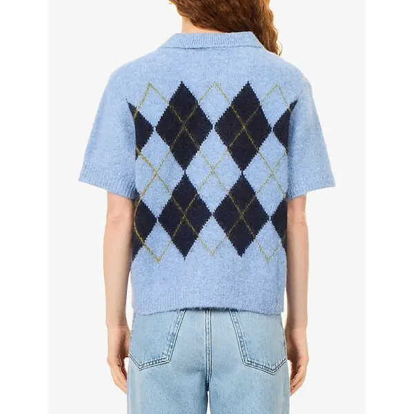 Rails Kelly Short-sleeve Alpaca-blend Cardigan