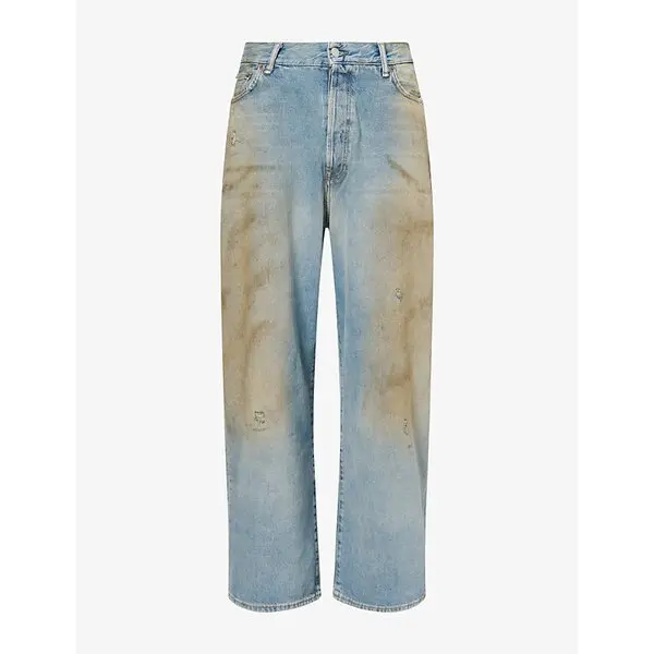 Acne Studios Loose-fit Wide-leg Denim Jeans