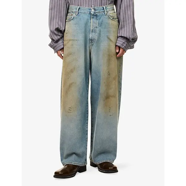 Acne Studios Loose-fit Wide-leg Denim Jeans