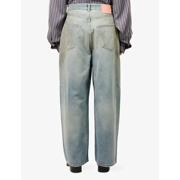 Acne Studios Loose-fit Wide-leg Denim Jeans