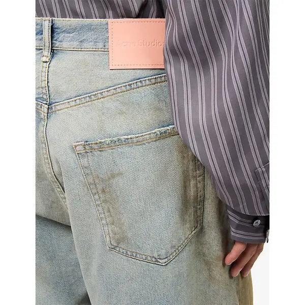 Acne Studios Loose-fit Wide-leg Denim Jeans