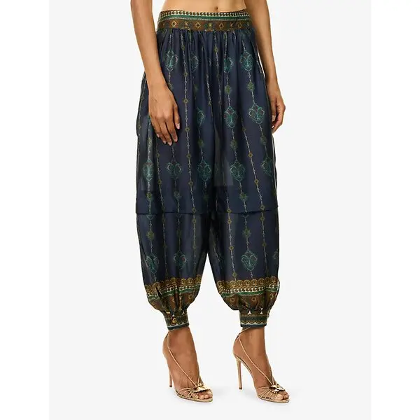 Zimmermann Ascent Harem Silk Trousers