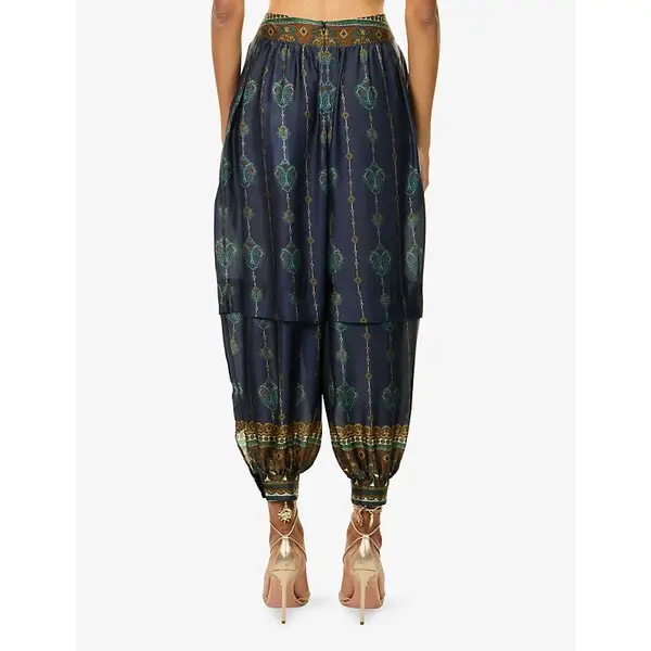 Zimmermann Ascent Harem Silk Trousers