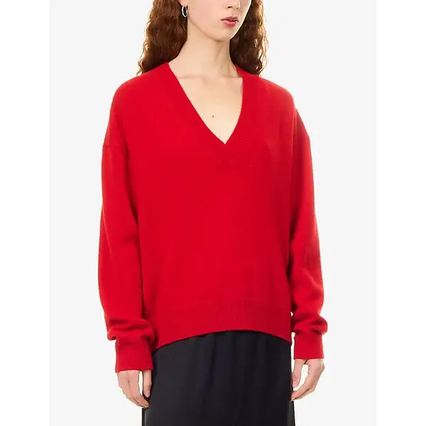 ANINE BING Lee V-neck Cashmere Jumper