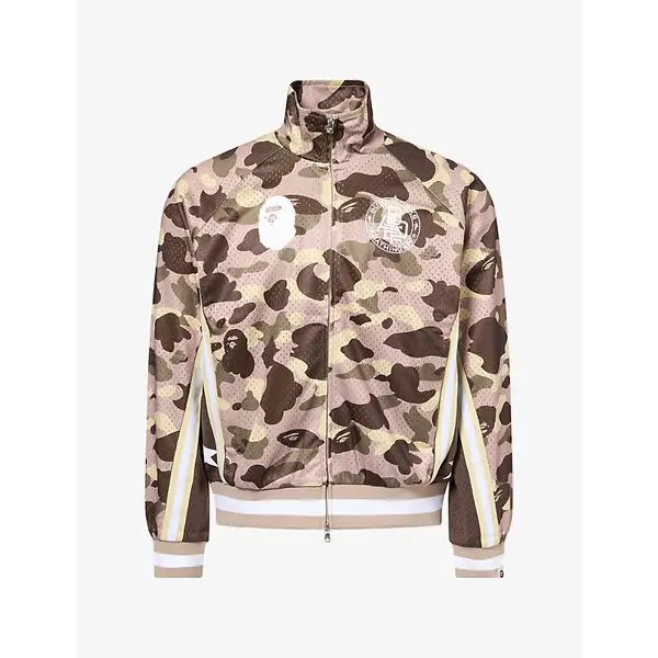 A BATHING APE Camo-print Mesh Woven Jacket