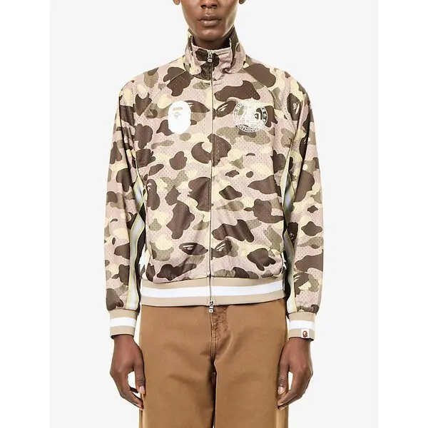 A BATHING APE Camo-print Mesh Woven Jacket
