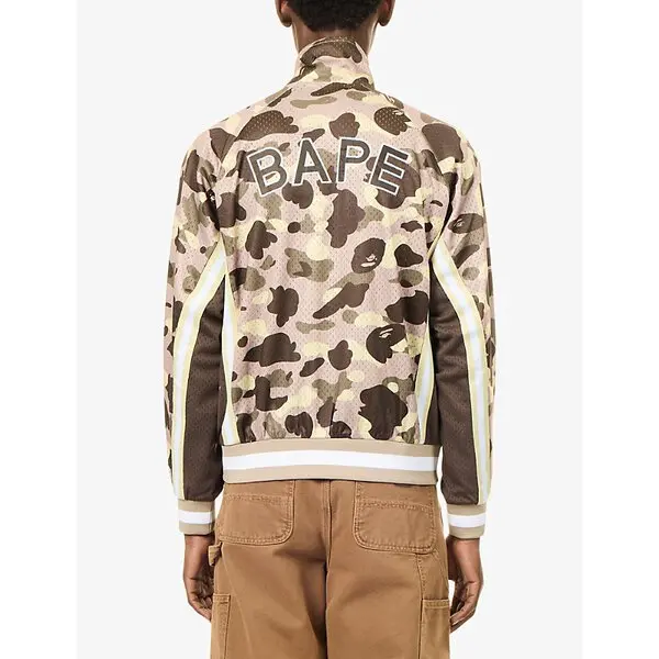 A BATHING APE Camo-print Mesh Woven Jacket