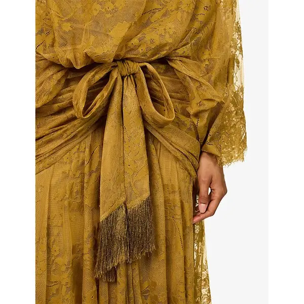 Zimmermann Ascent Batwing Lace Maxi Dress
