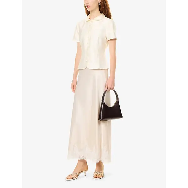 REFORMATION Haleykate Short-sleeve Woven Top