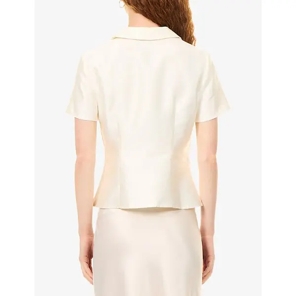 REFORMATION Haleykate Short-sleeve Woven Top