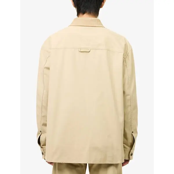 Loewe Suede Patch Cotton Overshirt