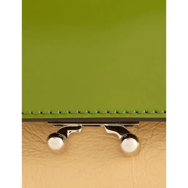 Marni Trunktte Leather Shoulder Bag