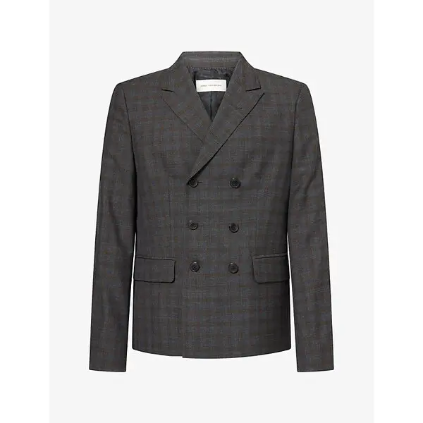 Dries Van Noten Double-breasted Notch-lapel Wool Blazer