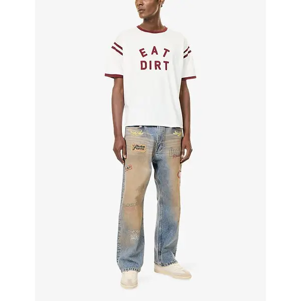 DUKE + DEXTER Dr4 Trackside Washed Denim Jeans