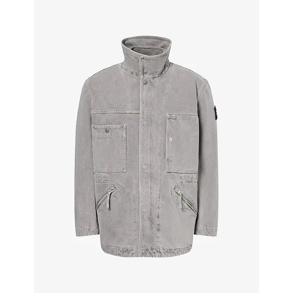 Stone Island Mineral Dyed Gabardine Cotton Jacket