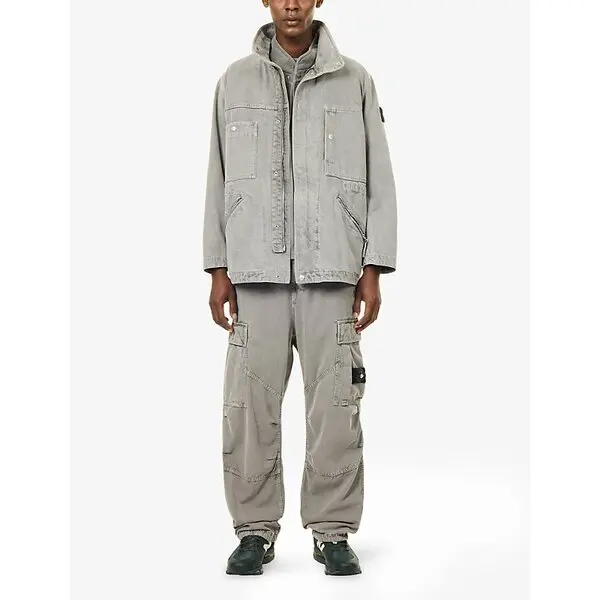 Stone Island Mineral Dyed Gabardine Cotton Jacket