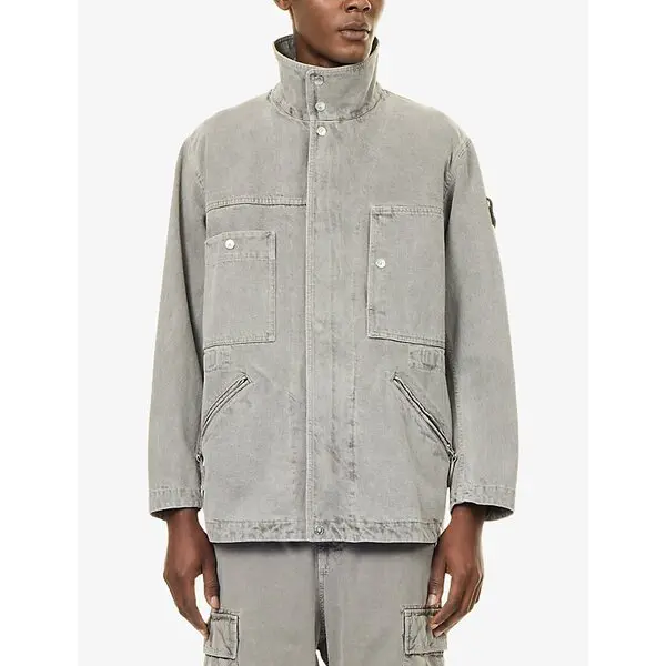 Stone Island Mineral Dyed Gabardine Cotton Jacket