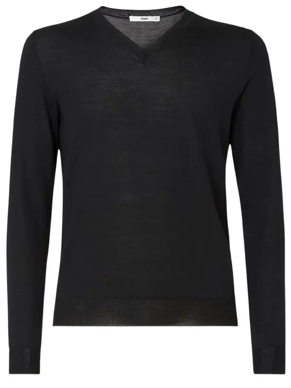 Fendi Slim Fit Wool Sweater