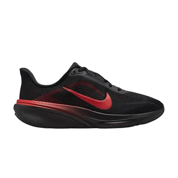 Nike Pegasus 42 Gs University Red Wolf Grey Bright Crimson - Black