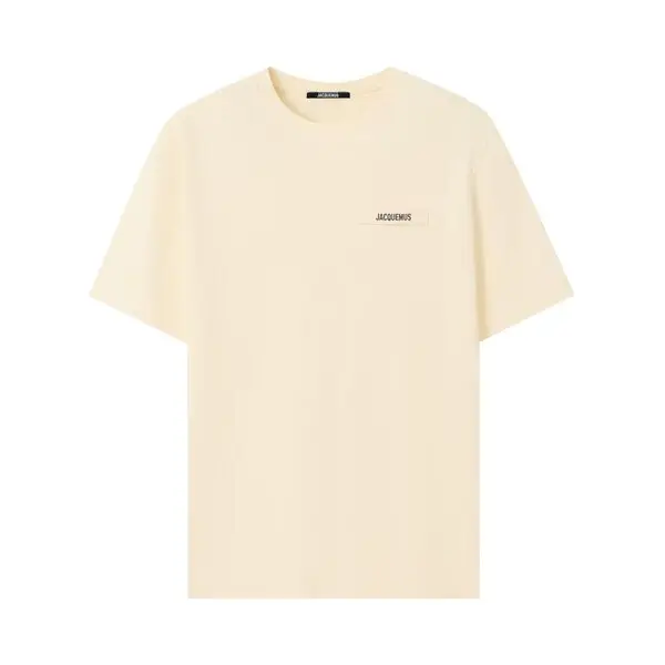 Jacquemus Le T-shirt Gros Grain 'dark Beige - Tan