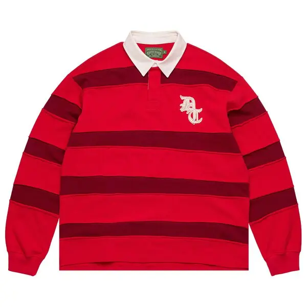 DENIM TEARS Paneled Rugby Shirt