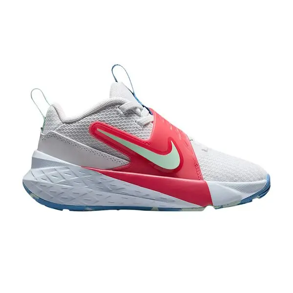 Nike Team Hustle D12 Ps 'off- Aurora Blue Tropical Pink Arctic Green - White