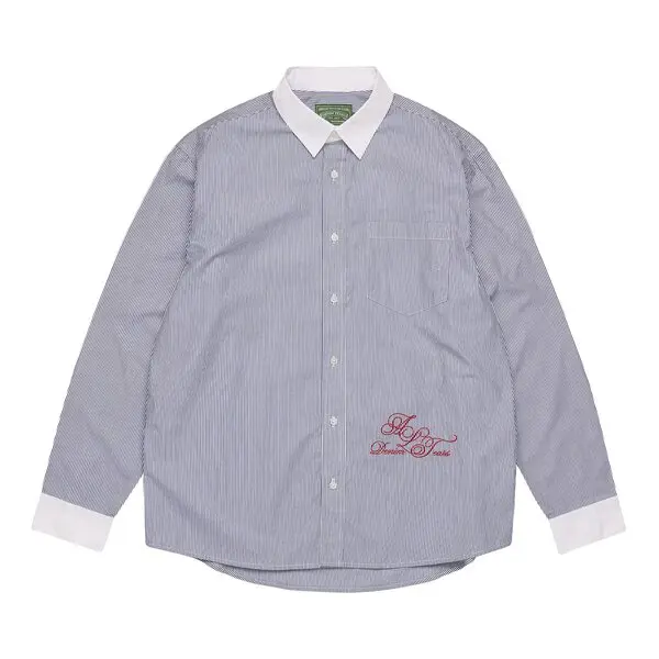 DENIM TEARS André Leon Talley Two-tone Button-up Shirt