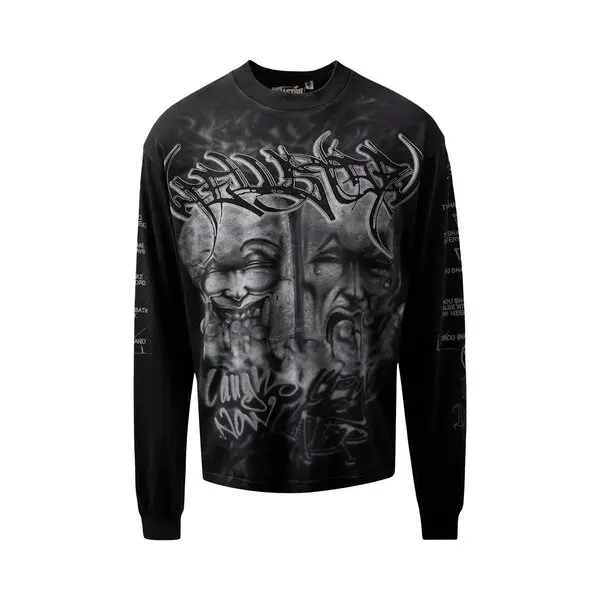 HELLSTAR Crystal Long-sleeve Shirt - Black