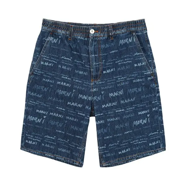 Marni Denim Shorts 'iris - Blue