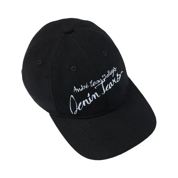 DENIM TEARS André Leon Talley Felt Cap - Black