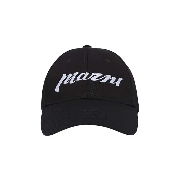 Marni Baseball Cap - Black
