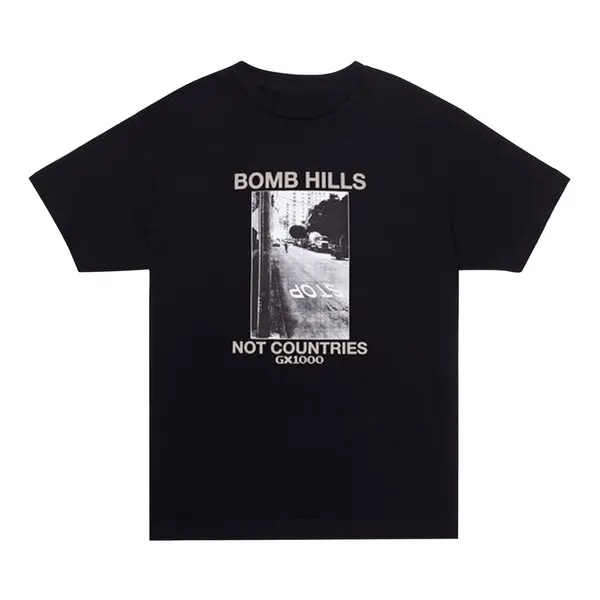 GX1000 Bomb Hills Not Countries Tee /grey