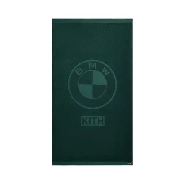 Kith For Bmw Jacquard Towel 'vitality - Green